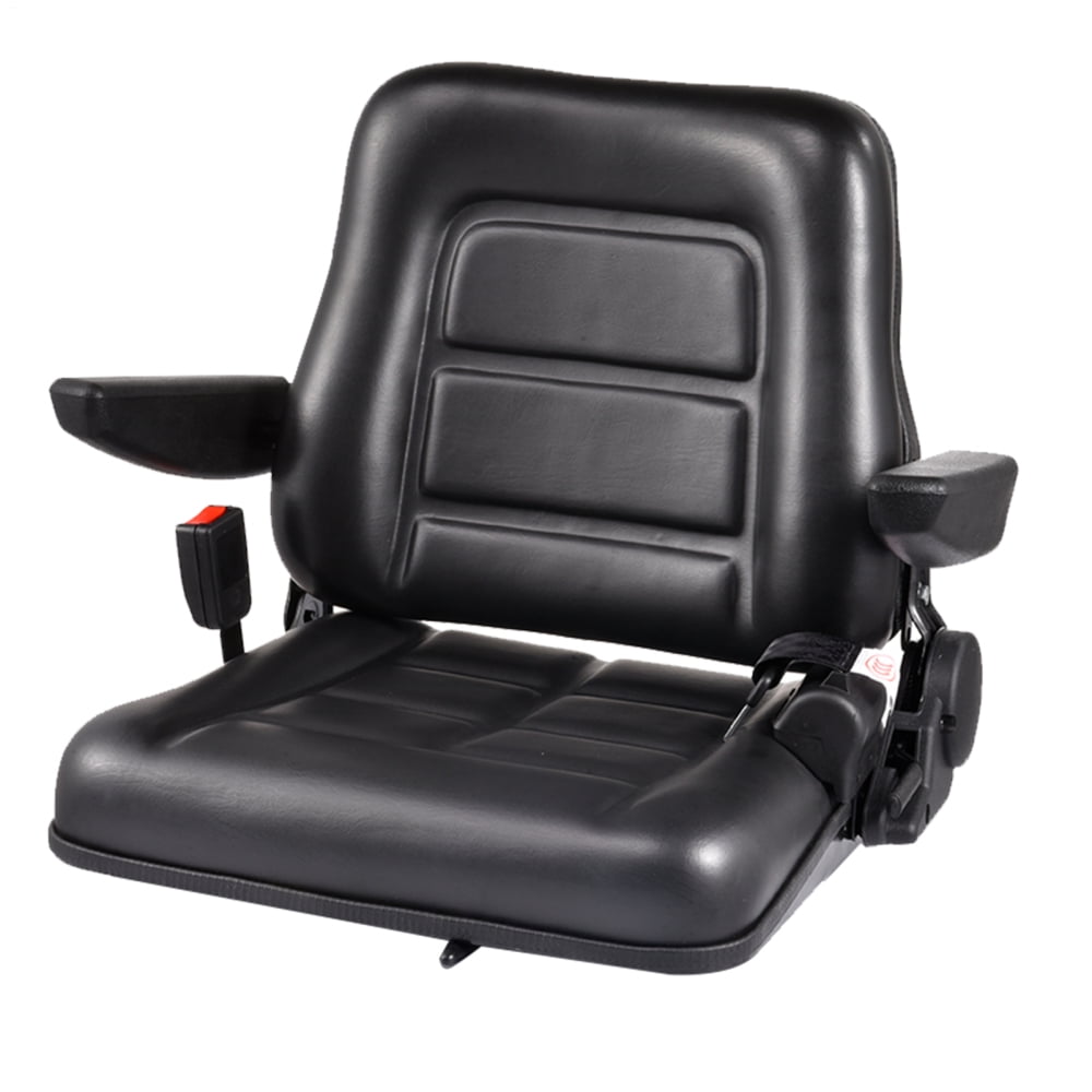 Adjustable Excavator Seat 180° PVC Backrest, Industrial Tractor Seat ...