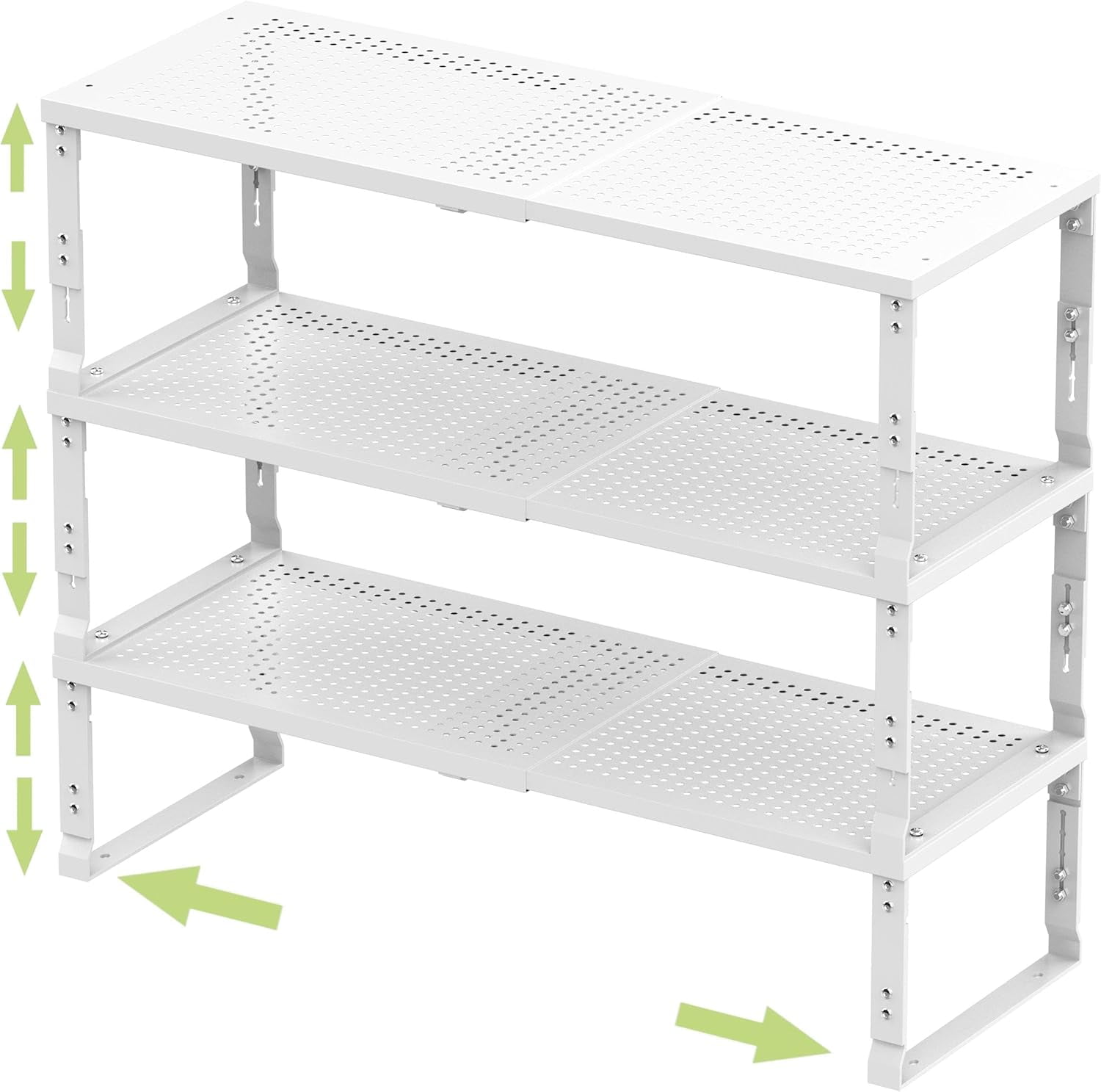 Adjustable Expanable Stackable Spice Rack Shelf Pantry Storage ...