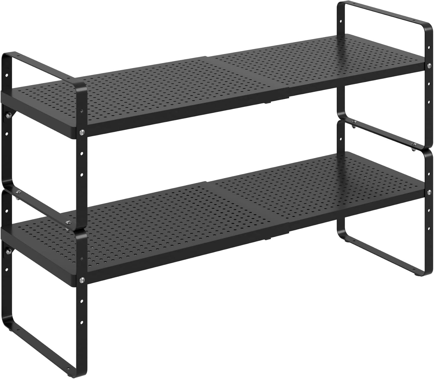 Adjustable Expandable Cabinet Shelf Organizer Metal Spice Rack ...