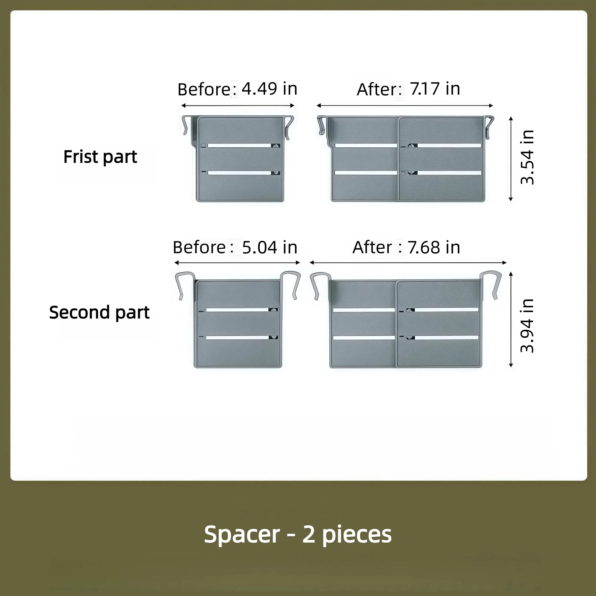 Adjustable Extendable Drawer Divider Partition for Clothes Wardrobe ...