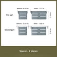 Adjustable Extendable Drawer Divider Partition for Clothes Wardrobe ...