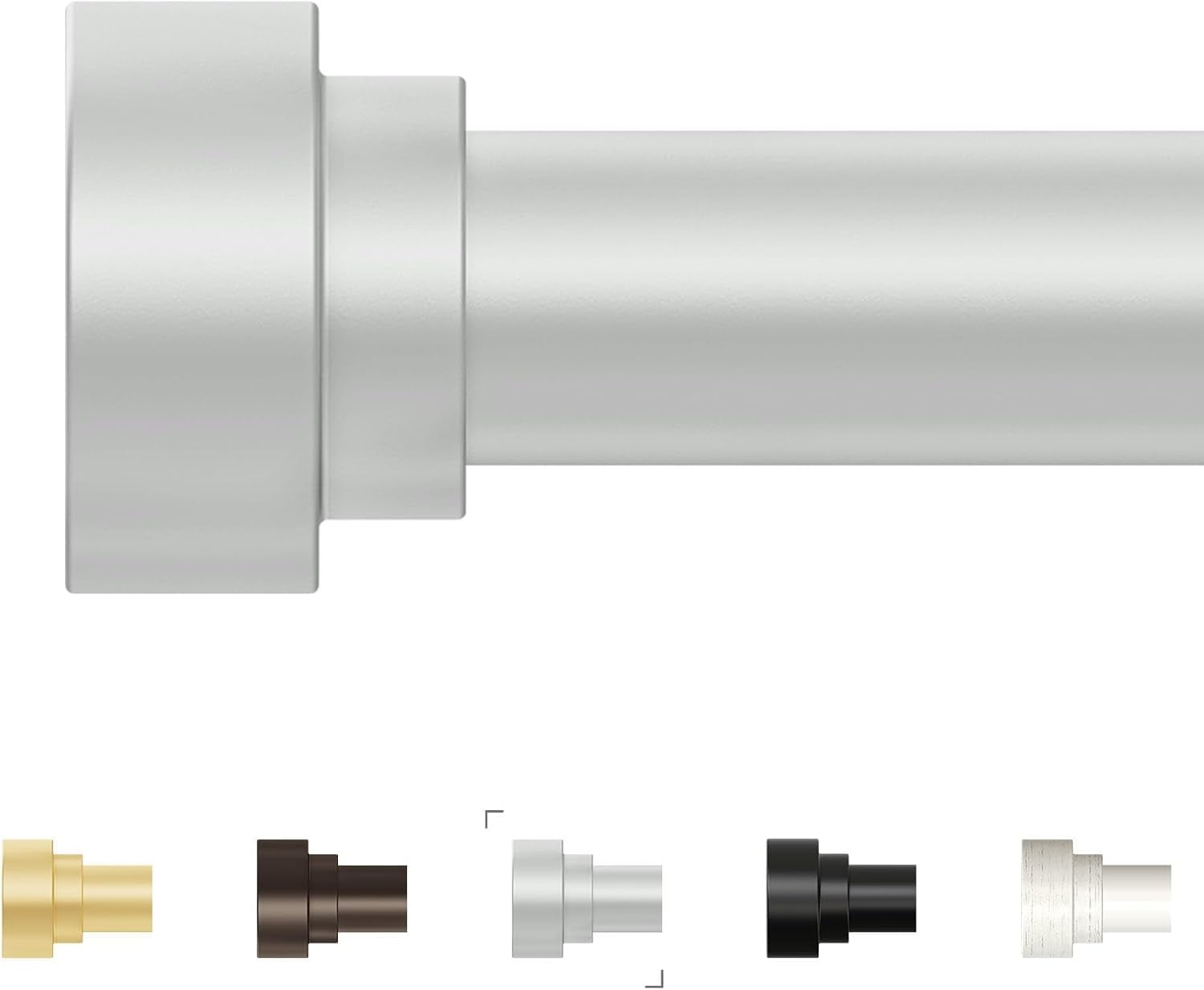 Adjustable Extra Long Curtain Rods 120 To 240 Inch (10-20ft), 1 Inch ...