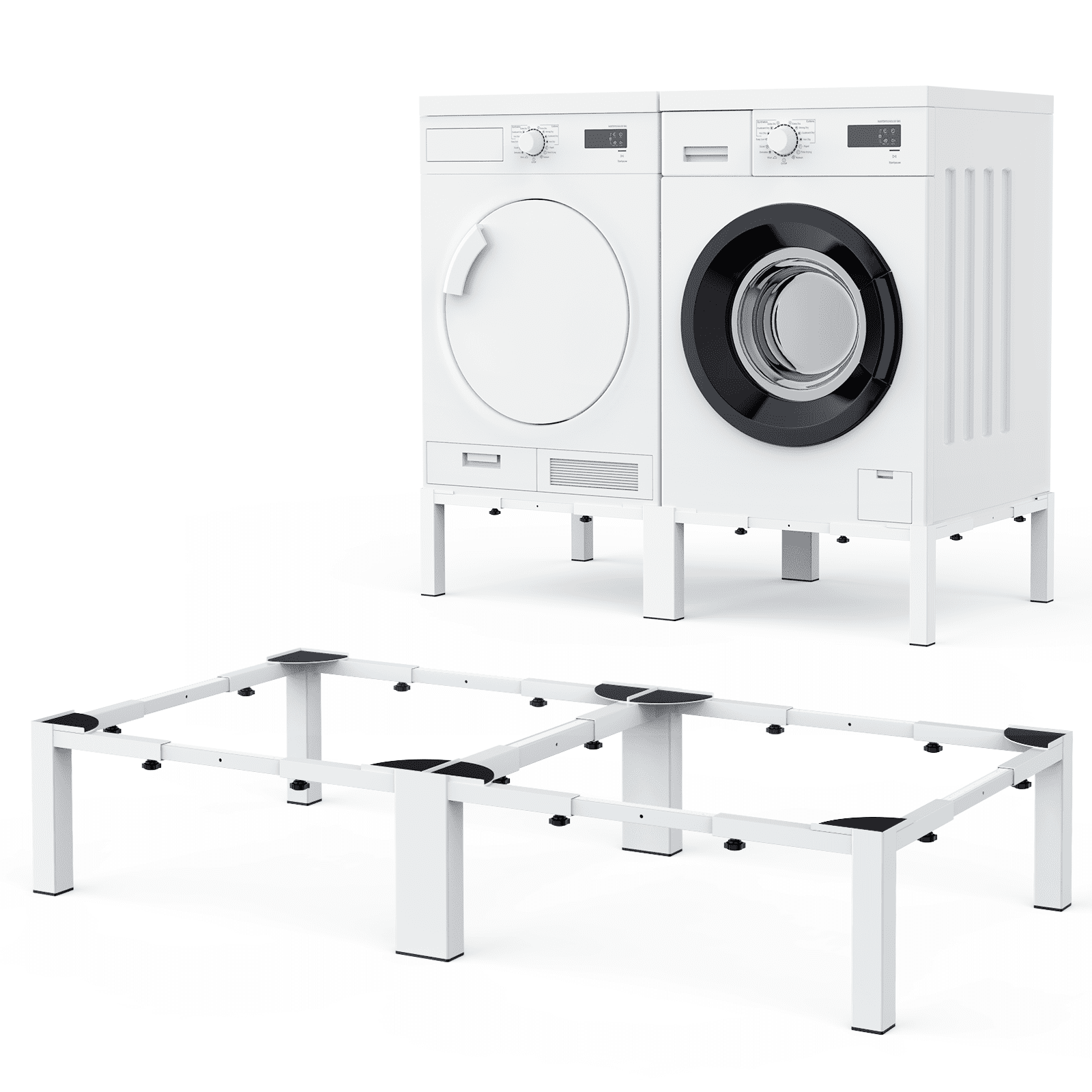 Adjustable Feet 2-in-1 Laundry Pedestal Matalde Washer and Dryer ...
