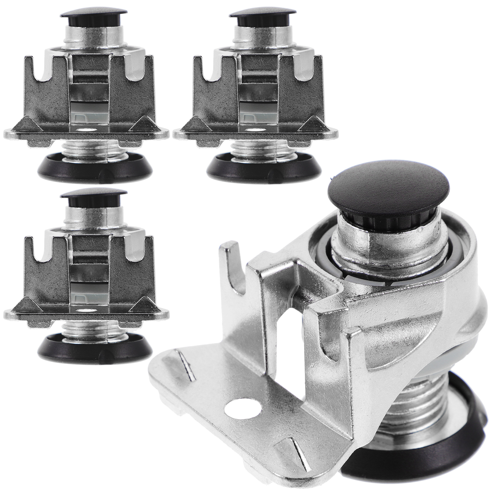 ifundom Table Leg Leveling Screws Zinc Alloy Silver 4pcs Adjustable ...