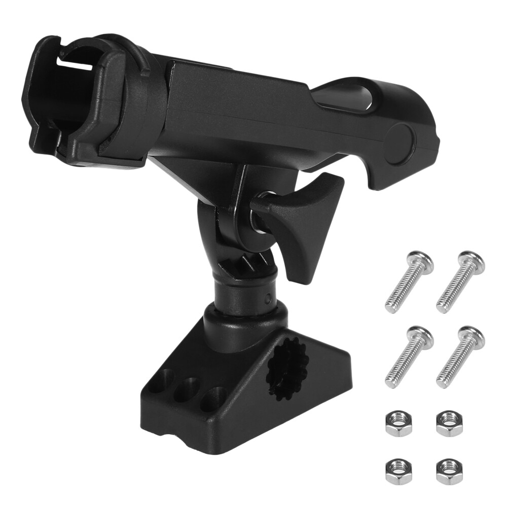 Adjustable Fishing Boat Rods Holder Rack 360 Degree Rotatable Kayak ...