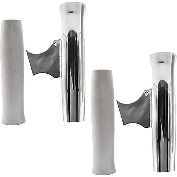 Adjustable Fishing Rod Holder - Aluminum Flared Weld-on Vinyl Insert ...