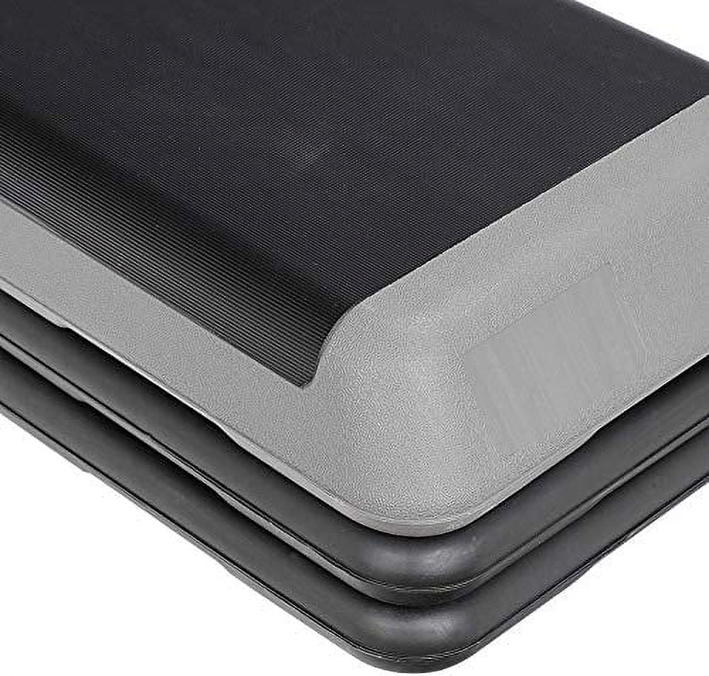 Adjustable Fitness Step Platform 43" Gym Aerobic Training Stepper w/4 ...