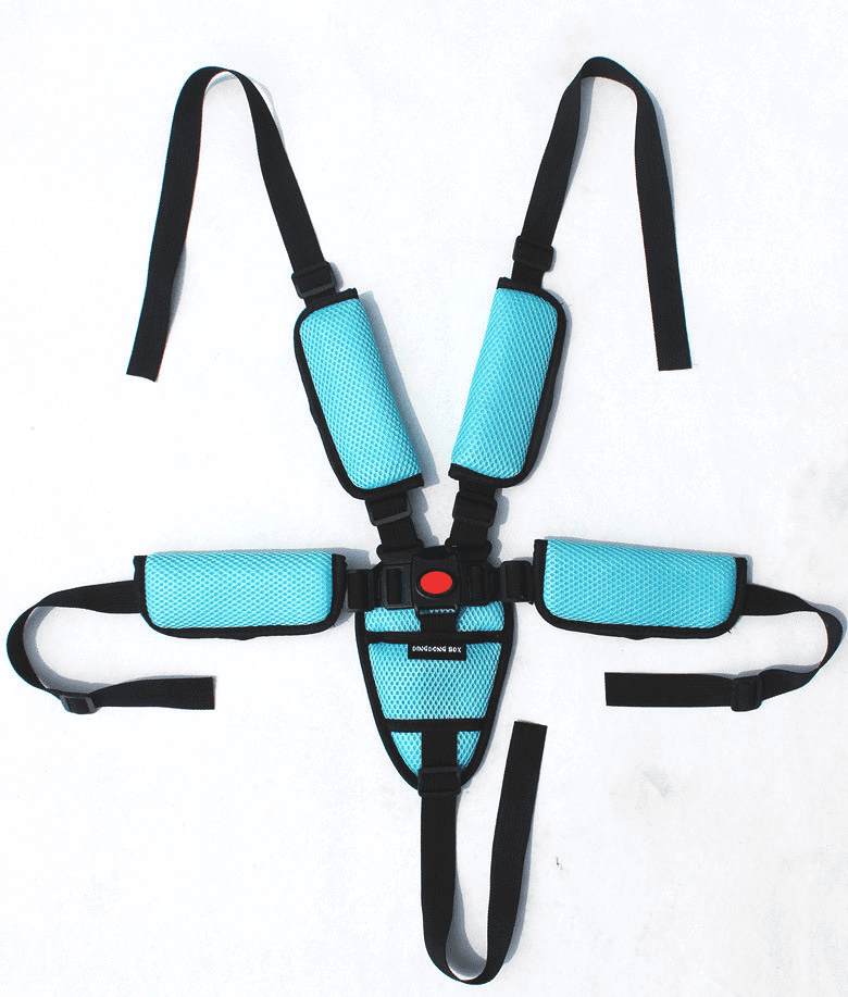 Adjustable Five-point Baby Seat Belt, Stroller High Chair Dining Chair ...