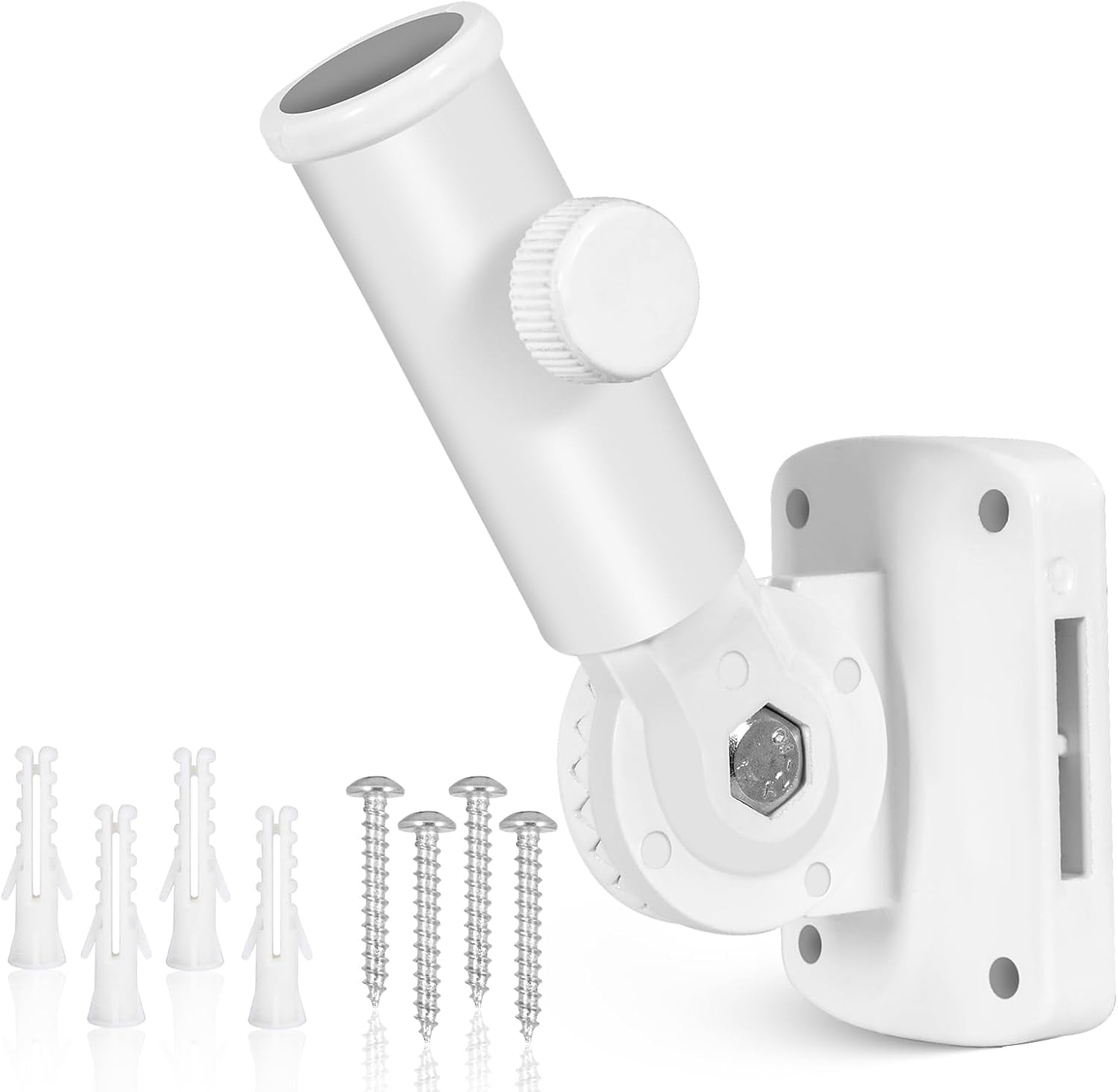 Adjustable Flag Pole Holder, Flag Pole Bracket for Outside House Heavy ...