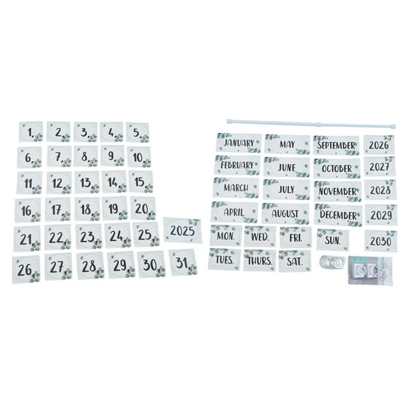 Adjustable Flipping Calendar Classroom Calendar Bulletin Board Set With ...