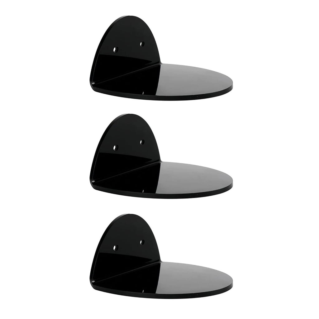 Adjustable Floating Shelves Durable Display Stand Holder Stylish Wall ...