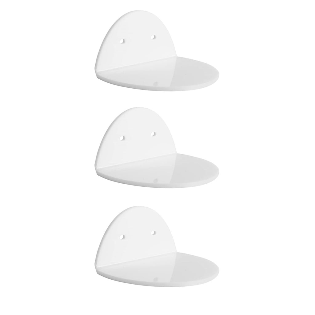 Adjustable Floating Shelves Durable Display Stand Holder Stylish Wall ...