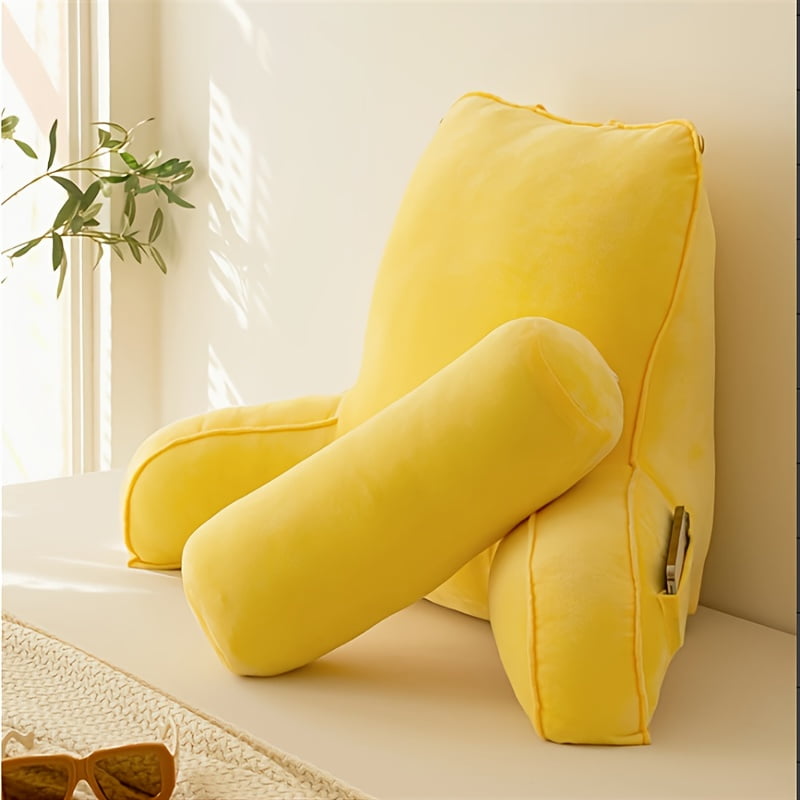 Adjustable Floor Cushion with Removable Armrests & Neck Pillow - Soft ...