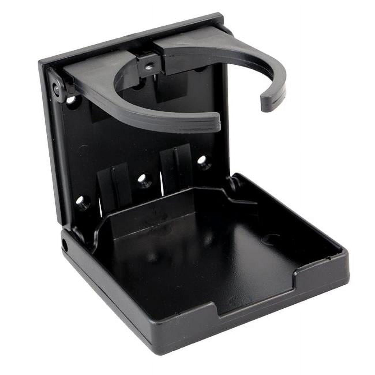 Adjustable Fold Down Cup Holder No Hardware - Black - Walmart.com