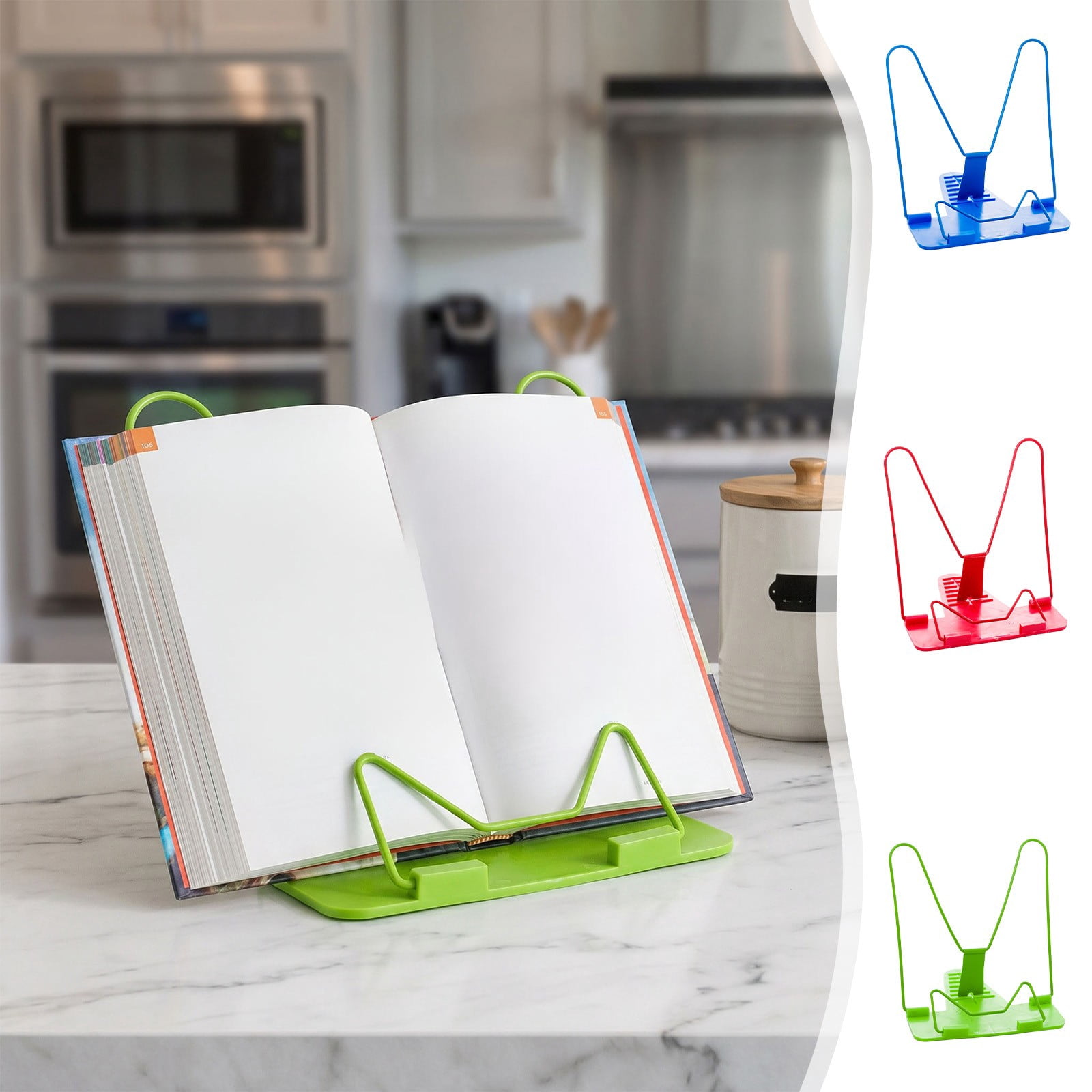 Adjustable Foldable Book Stand, Multi-Angle Support Frame, Portable ...
