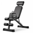 JaxShark Adjustable Foldable Weight Bench 6 Position 770lbs Incline ...
