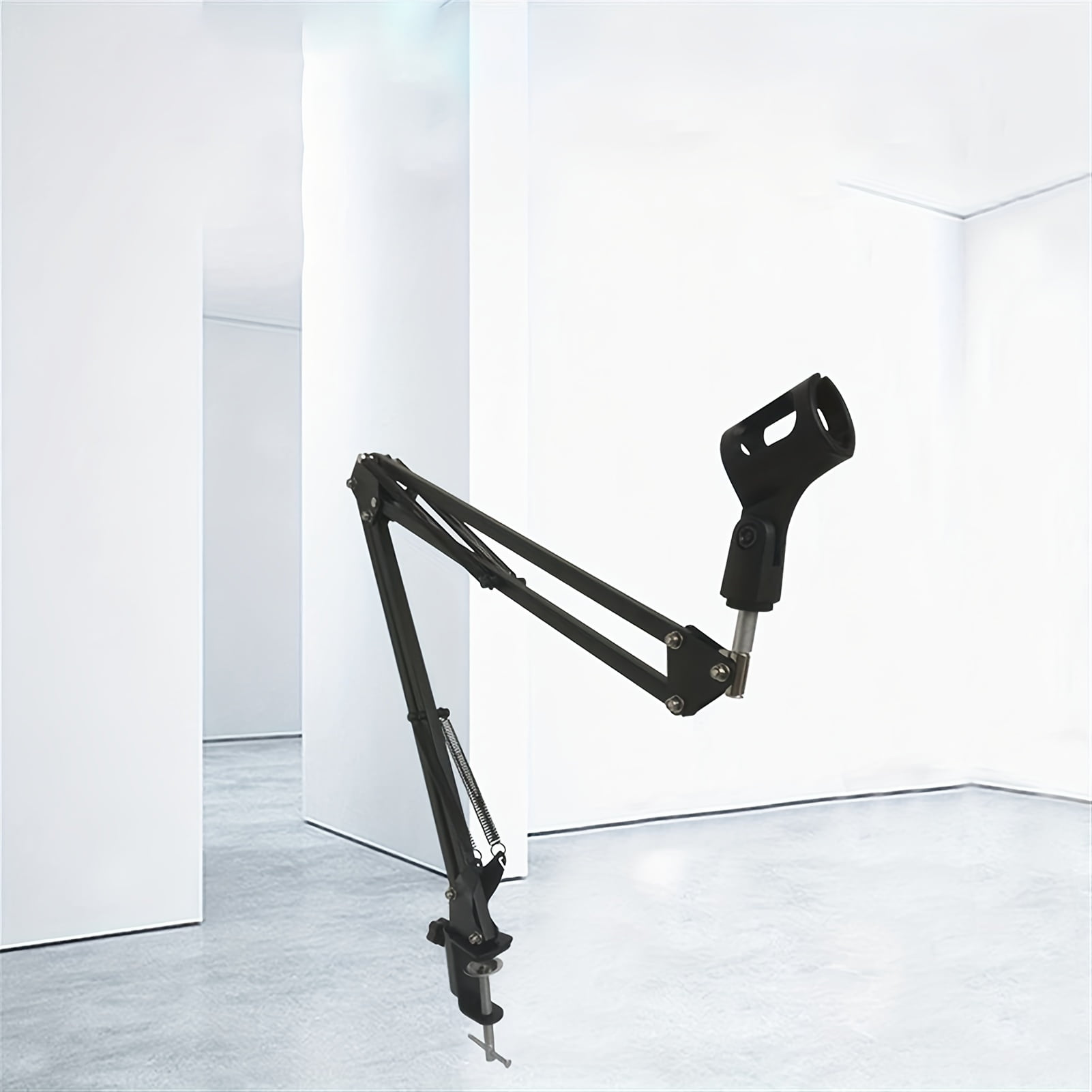 Adjustable Folding Desktop Microphone Stand with Suspension Boom ...