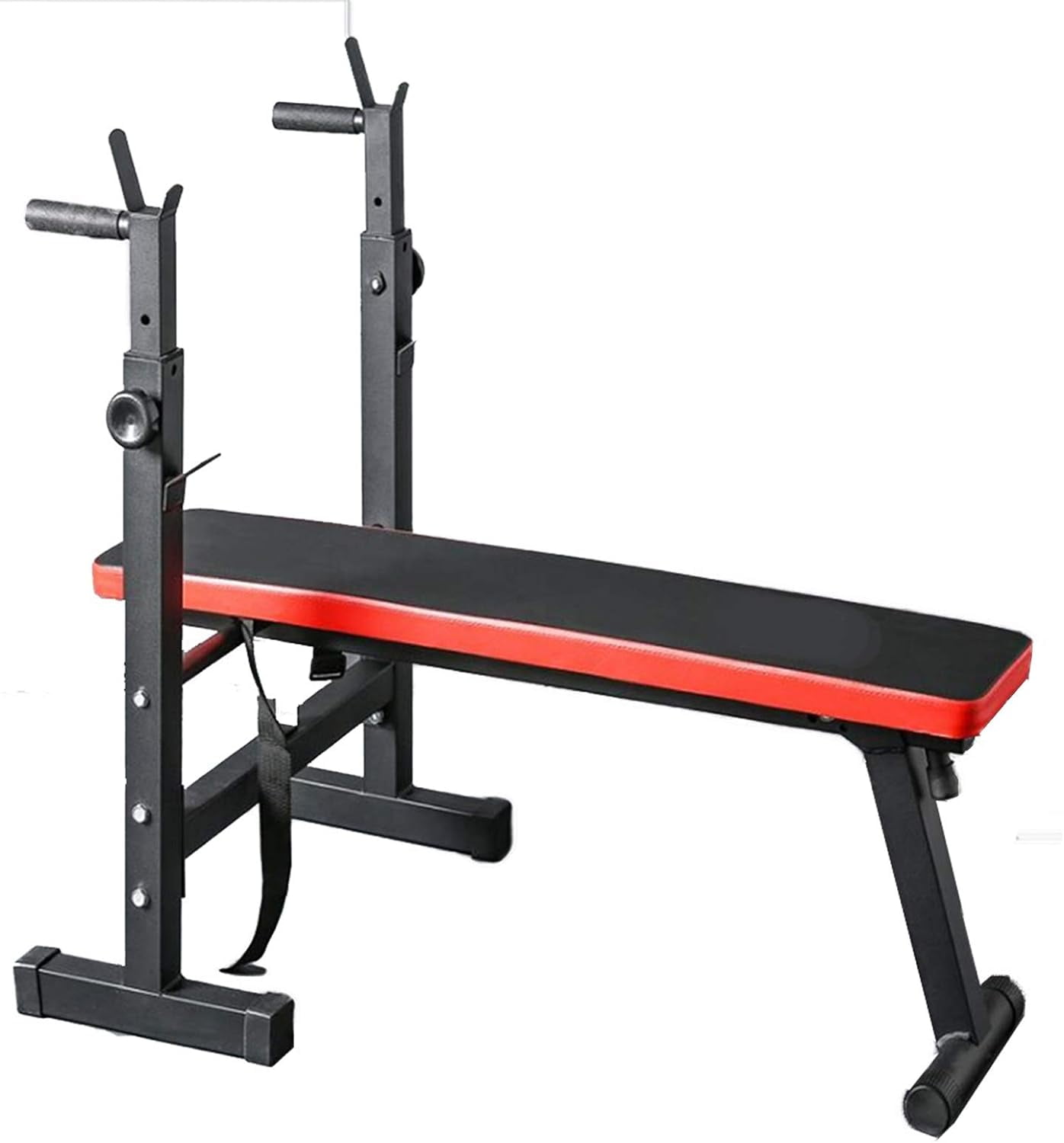 Adjustable Folding Fitness Weight and Barbell Rack for Full Body ...