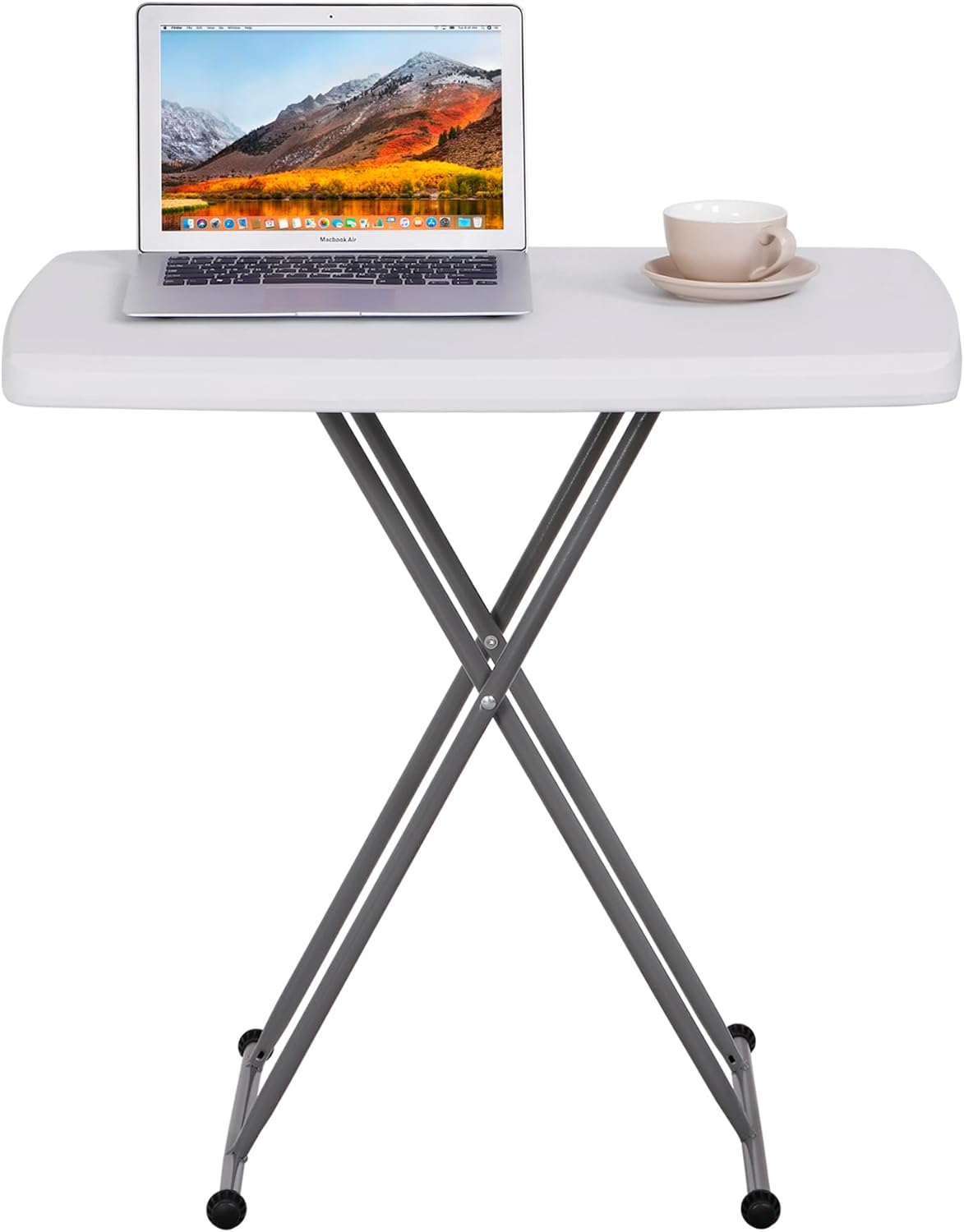 Adjustable Folding Laptop Table TV Tray,Snack Table Side Table,Stable ...