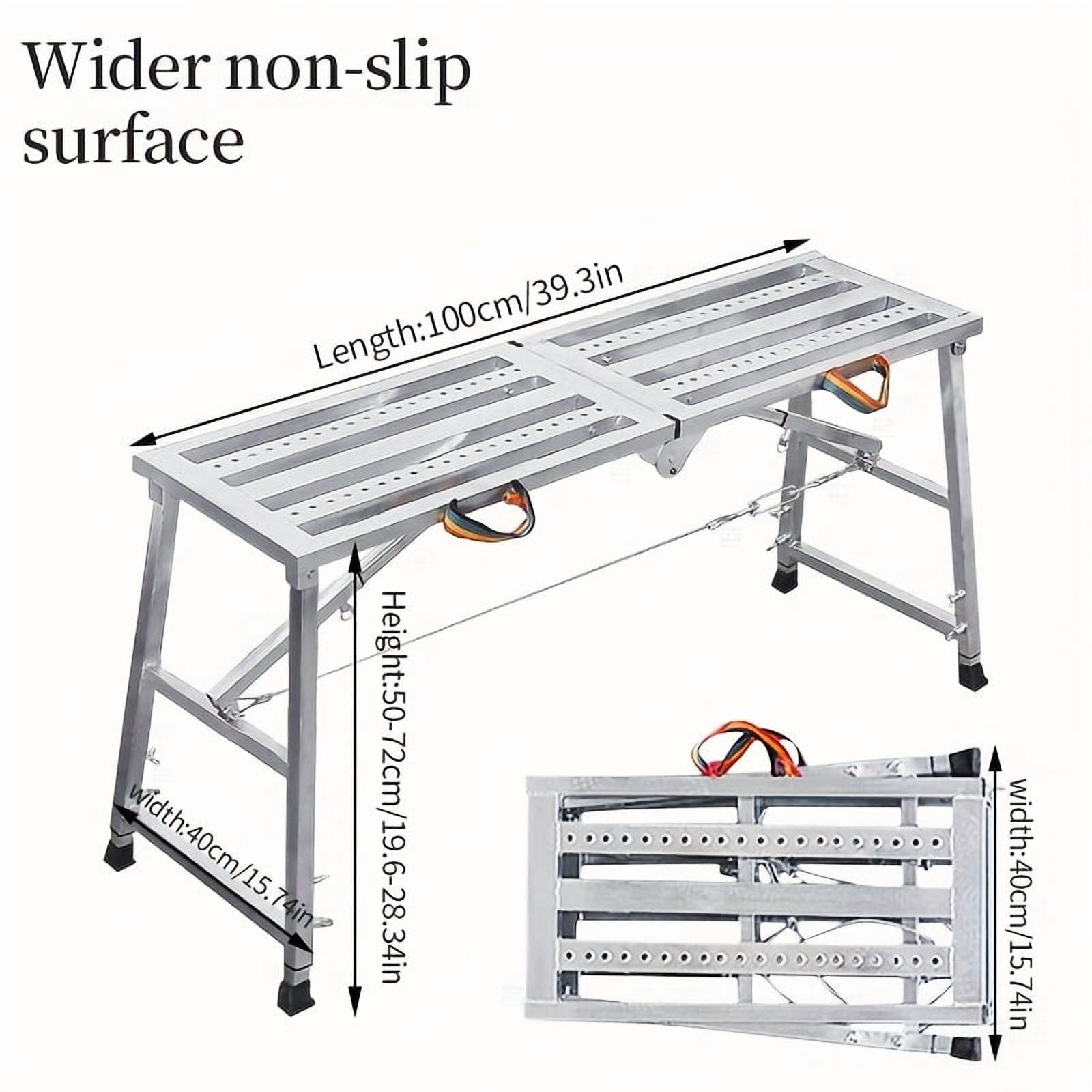 Adjustable Folding Scaffolding, Portable Steel Steps, Stable Portable ...