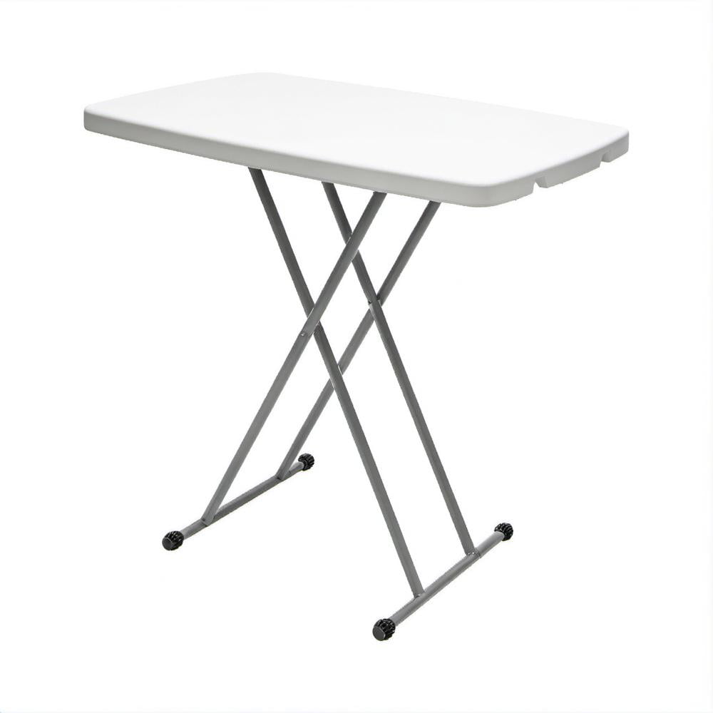 Adjustable Folding Table, 30x20 Collapsible Folding Table – Durable ...
