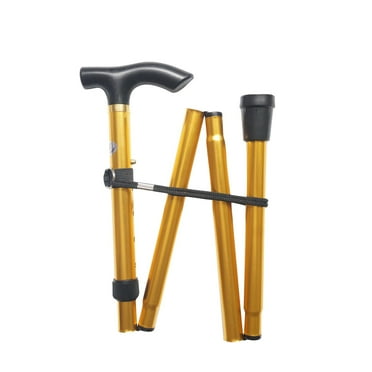 JIANGSS 3PC Adjustable Folding Walking Cane for Seniors - Lightweight ...