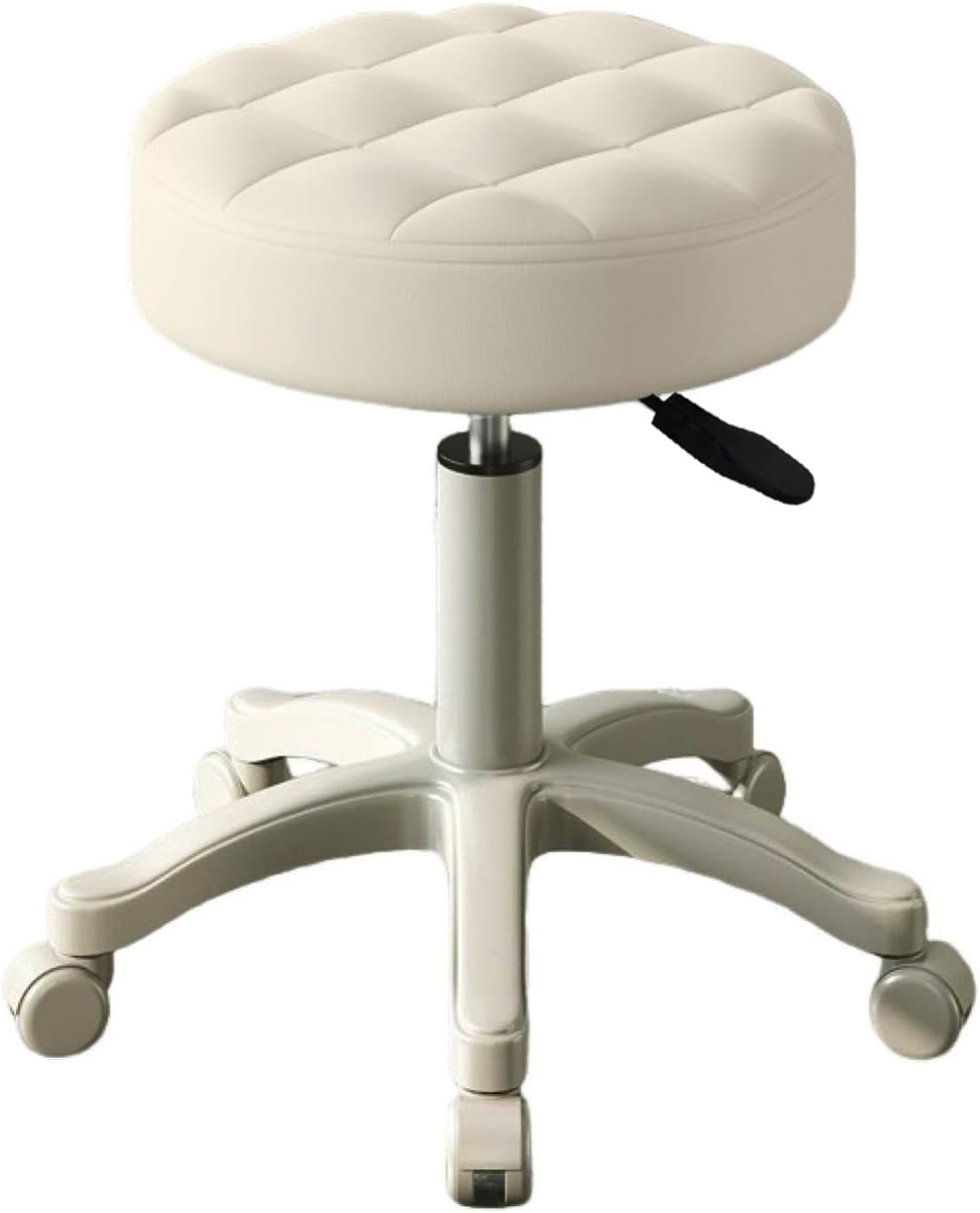 Adjustable Foot Rest Rolling Stool with Wheels | Adjustable 360-Degree ...