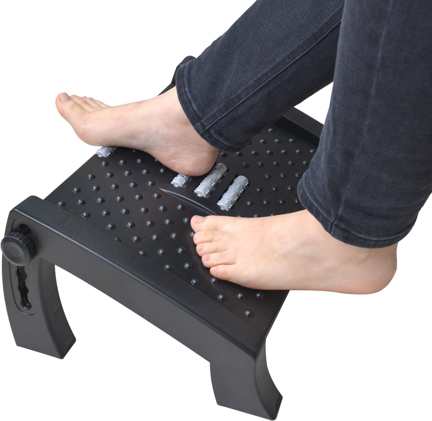 Adjustable Foot Rest for Under Desk at Work,Upgrade Widened Panel ...