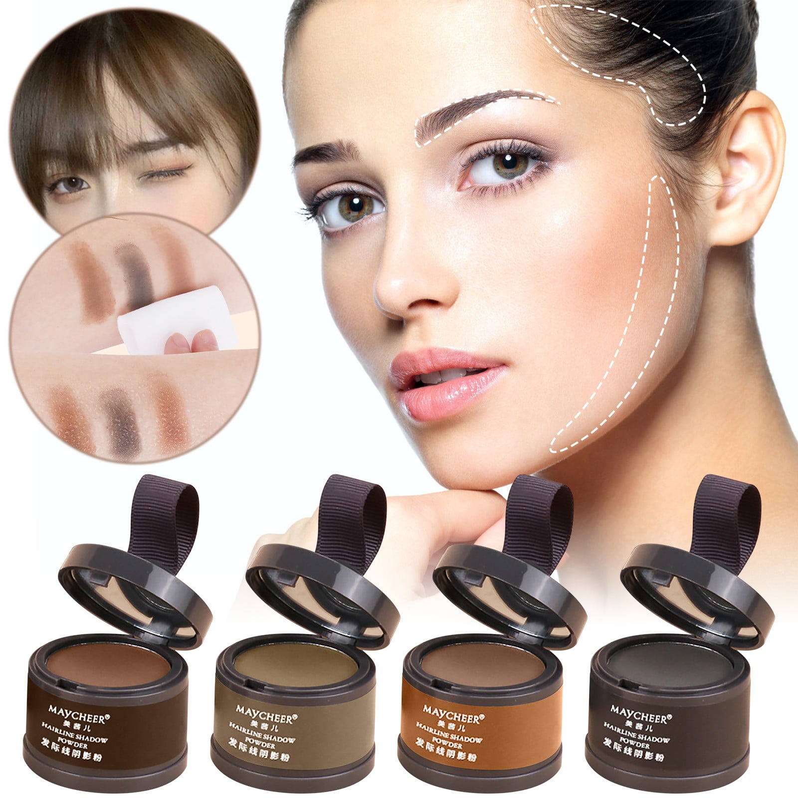 Adjustable Forehead Hairpiece with Built-in Mirror - Lightweight ...