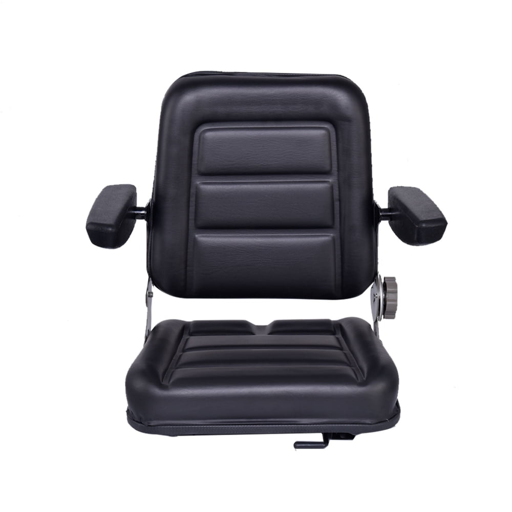 Adjustable Forklift Seat with Armrest, Compact Design, Fits Excavator ...