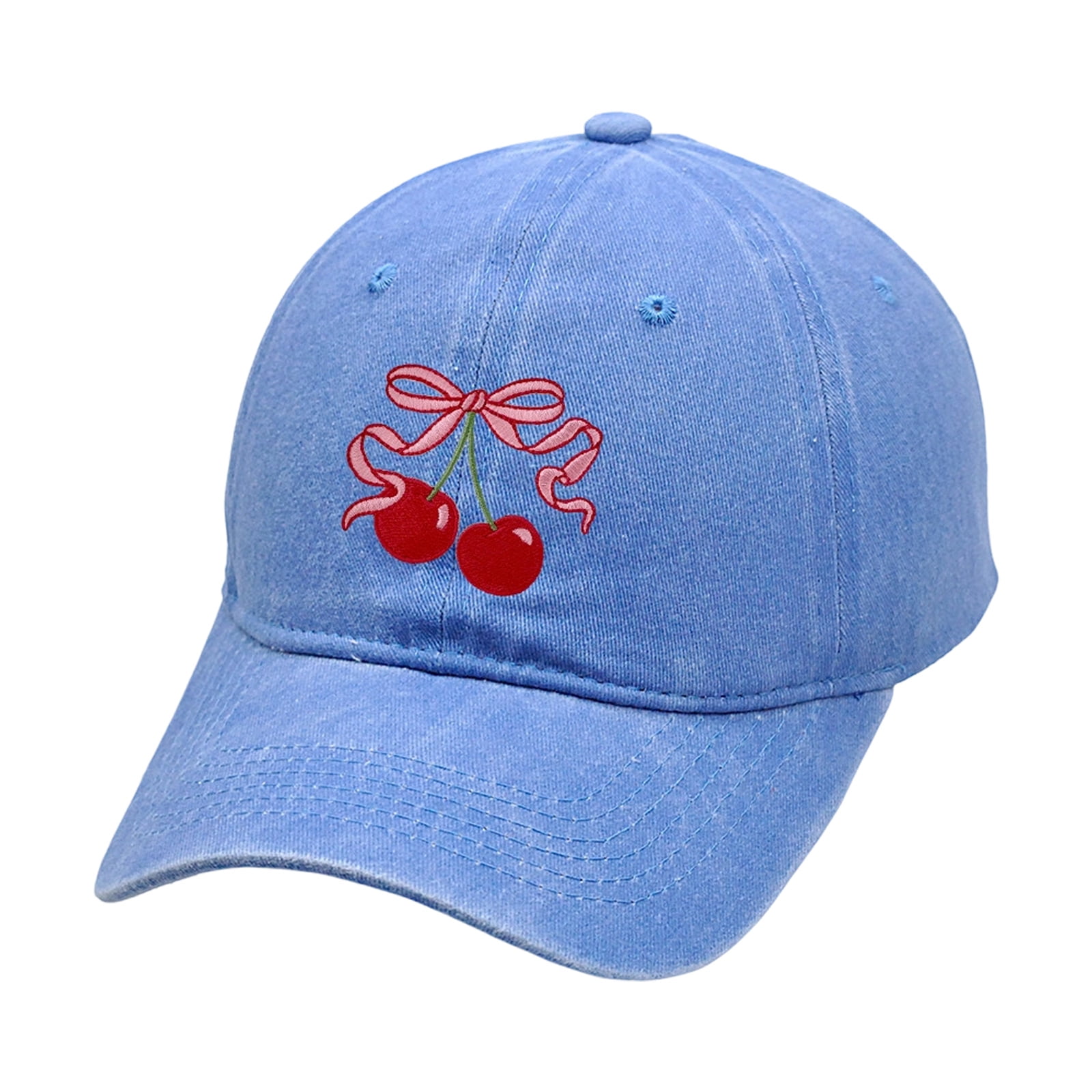 Adjustable Fruit Bowtie Baseball Hat Cotton Wash Truckers Hat For Beach ...