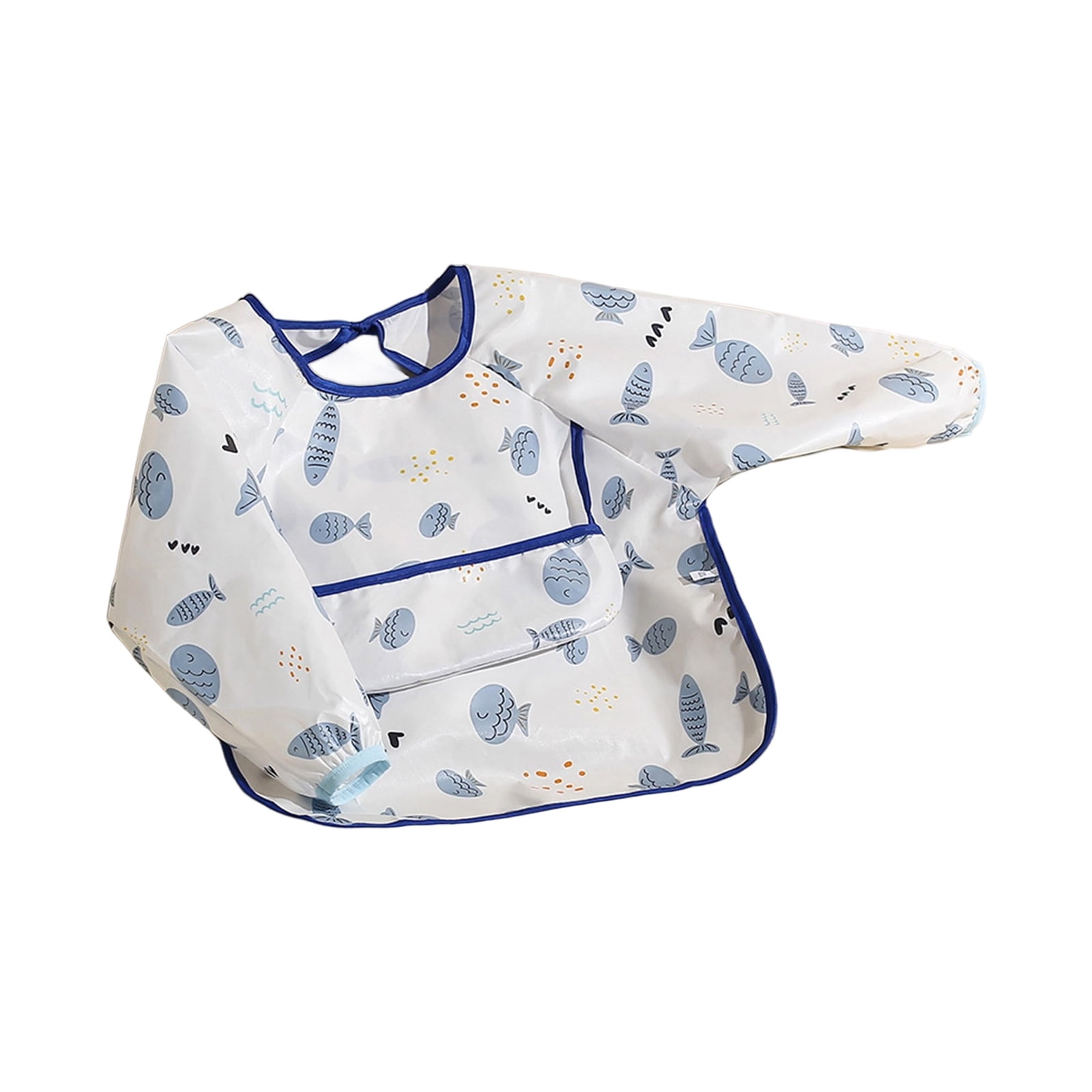 Adjustable Full Sleeve Baby Bib Toddler Feeding Apron with Lovely ...
