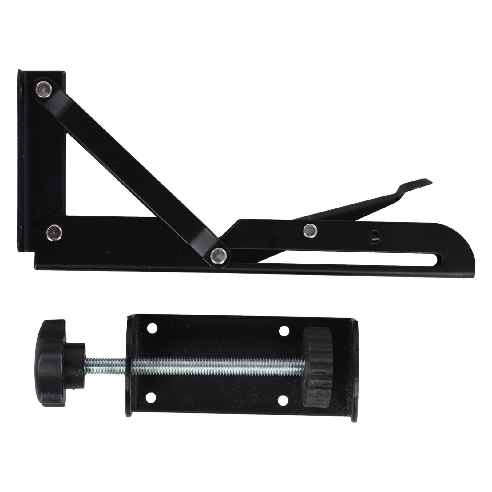 Adjustable Furniture Bracket Folding Support Clip Telescopic Storage ...