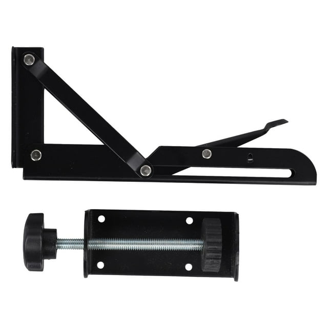 Adjustable Furniture Bracket Folding Support Clip Telescopic Storage ...