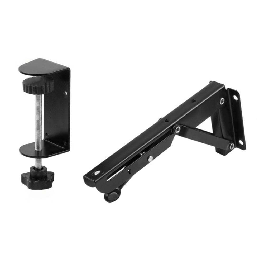 Adjustable Furniture Clip Punch-Free Folding Bracket Telescopic Storage ...