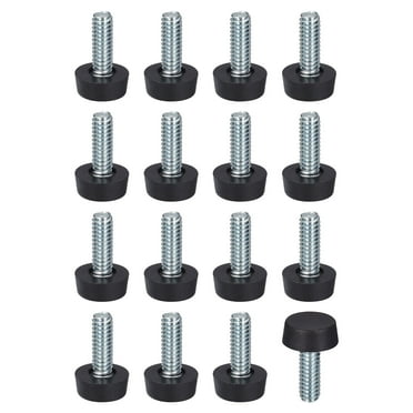 Adjustable Furniture Levelers, 12Pack M6x10x23mm Furniture Leveling Leg ...