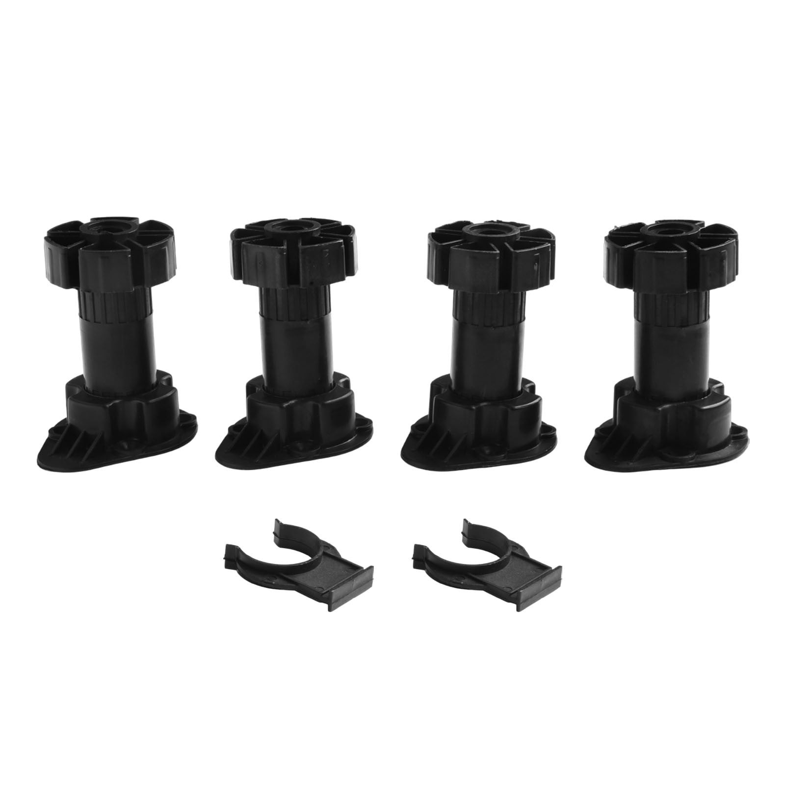 Adjustable Furniture Feet Set of 4, 80mm to 120mm for Cabinets, Tables ...