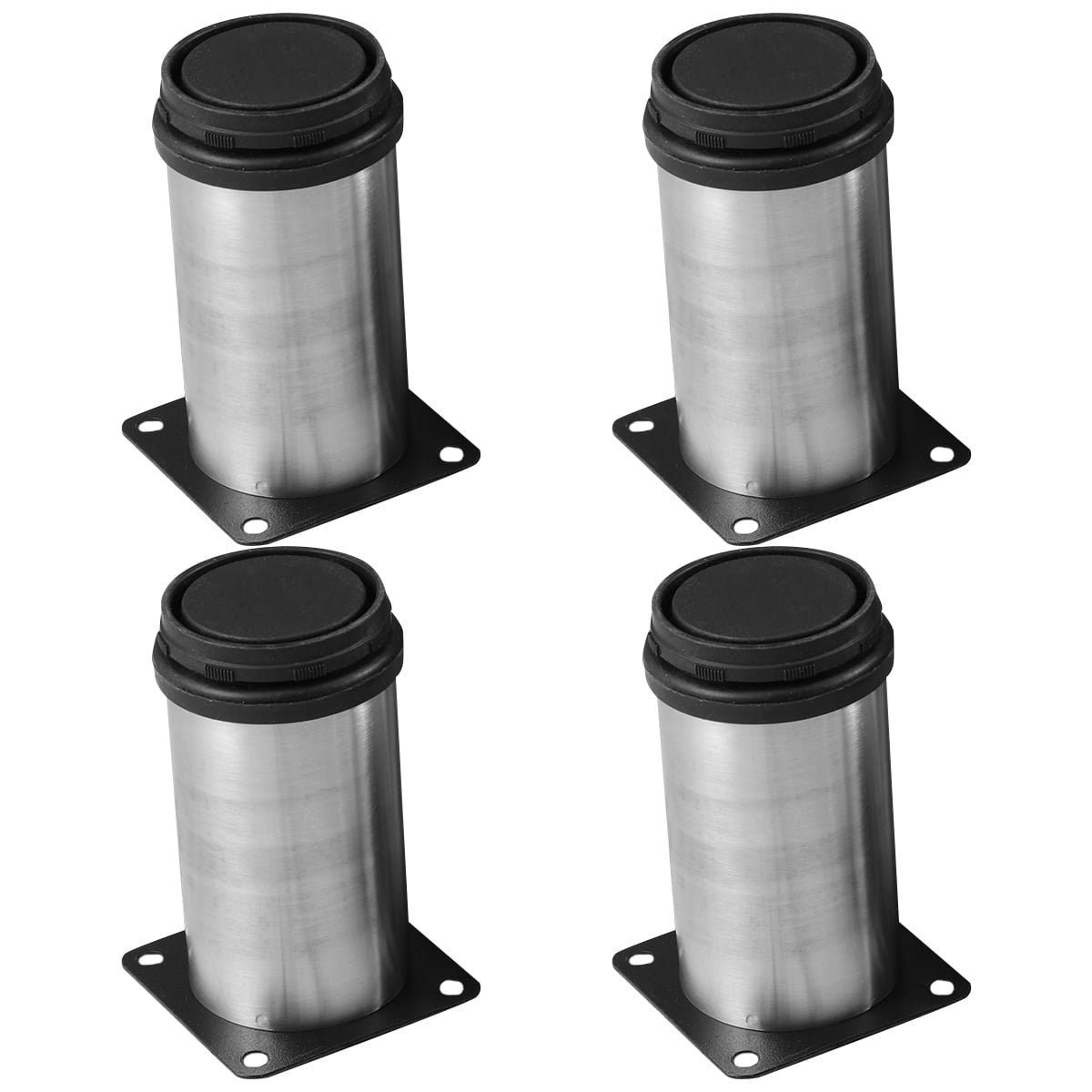 Kkewar 4pcs Stainless Steel Kitchen Adjustable Feet Round Furniture ...