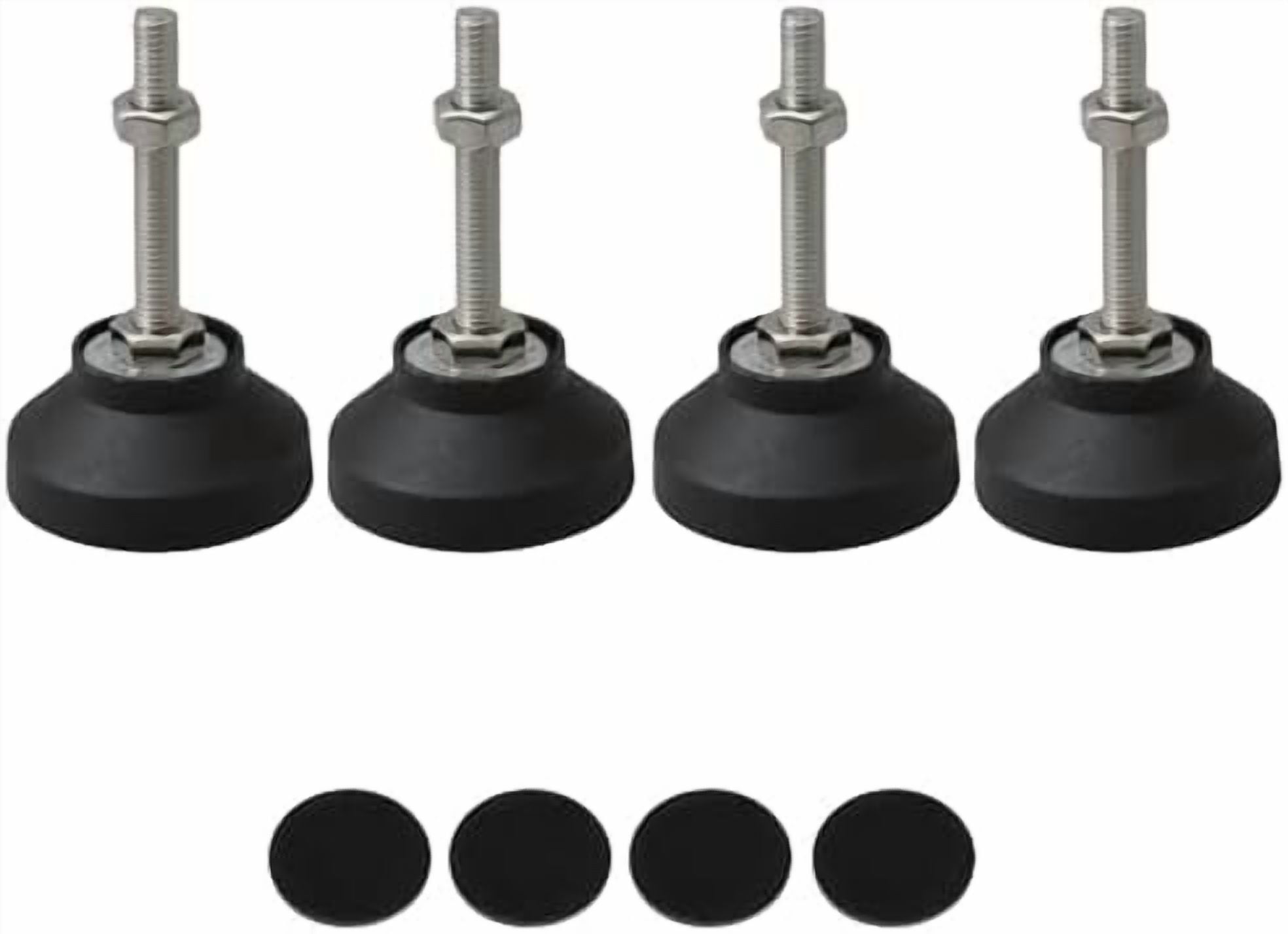 Adjustable Furniture Glides 50mm Dia Table Desk Leveling Foot Leg M8 ...