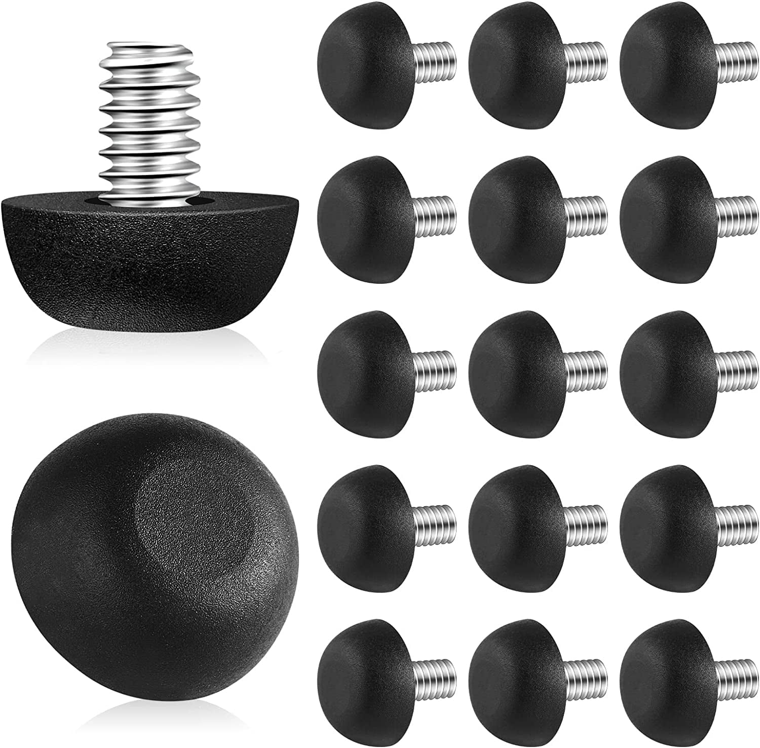 Adjustable Furniture Leg Leveling Feet Screw Set - 20 Pieces M8 ...