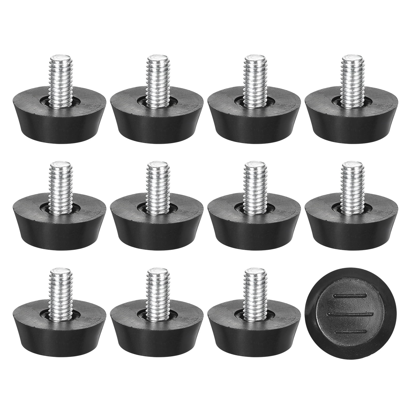 Adjustable Furniture Levelers, 12Pack M6x10x23mm Furniture Leveling Leg ...