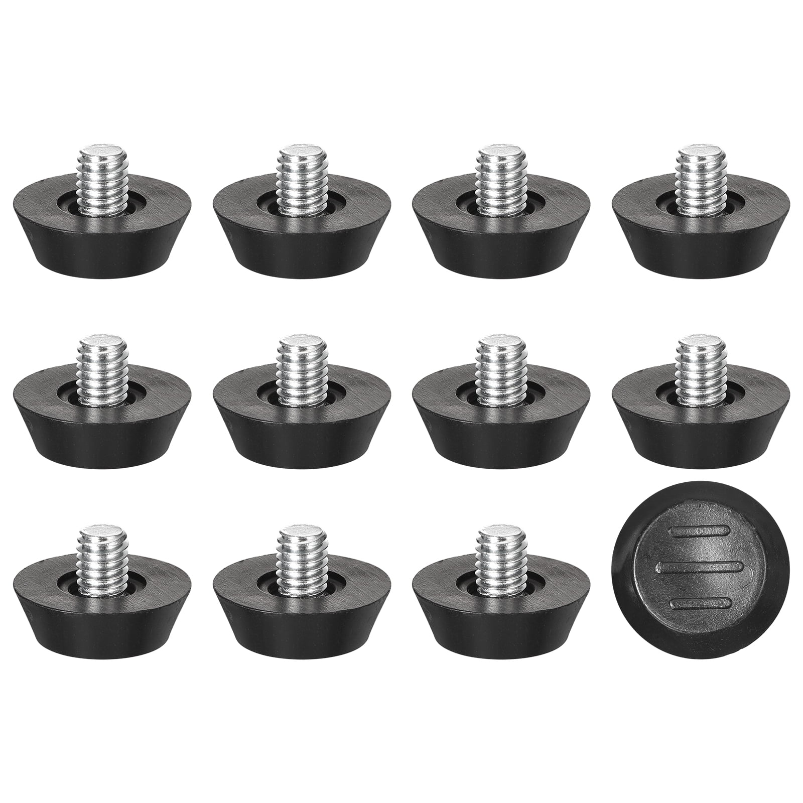 Adjustable Furniture Levelers, 12Pack M6x6mm Furniture Leveling Leg ...