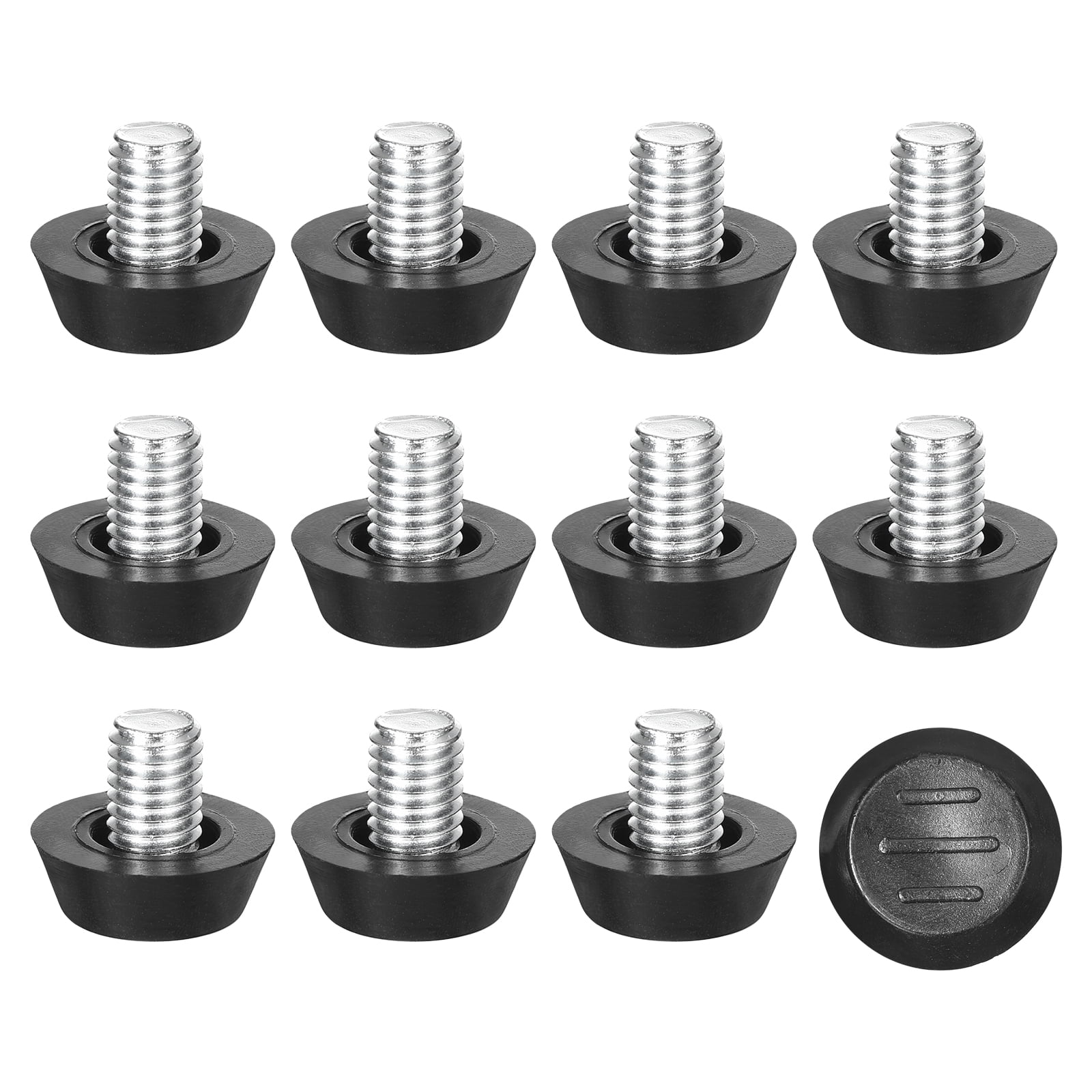 Adjustable Furniture Levelers, 12Pack M8x10mm Furniture Leveling Leg ...