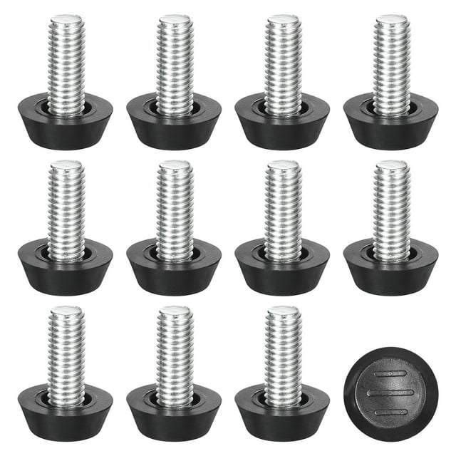 Adjustable Furniture Levelers, 12Pack M8x20mm Furniture Leveling Leg ...