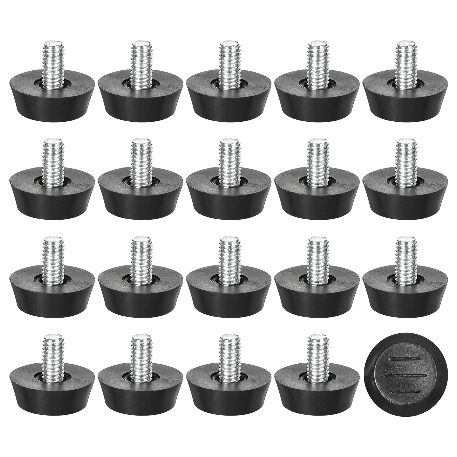 Adjustable Furniture Levelers, 20Pack M6x10x23mm Furniture Leveling Leg ...