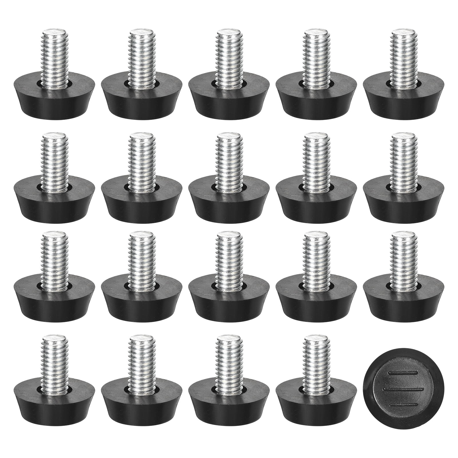 Adjustable Furniture Levelers, 20Pack M8x14x23mm Furniture Leveling Leg ...