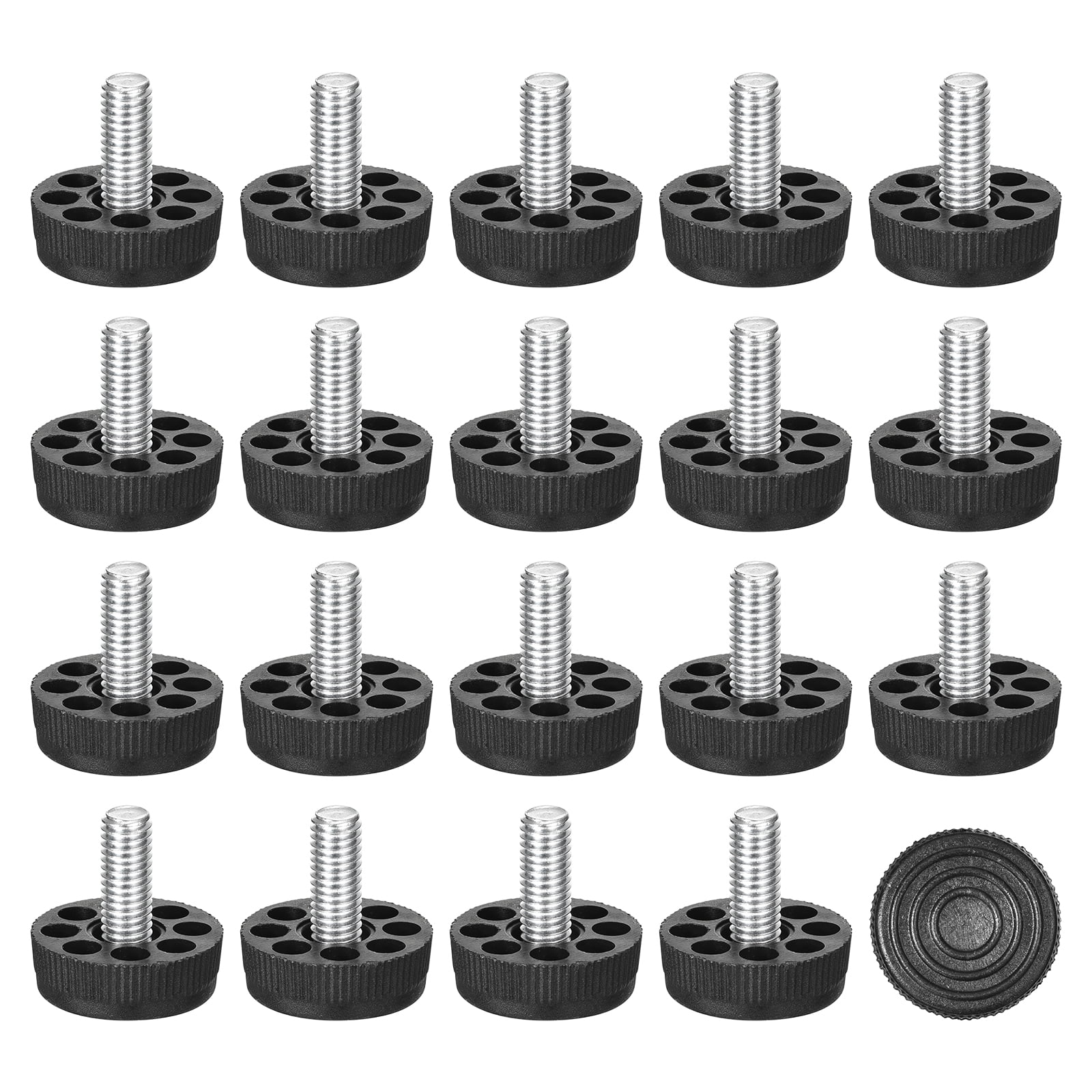 Adjustable Furniture Levelers, 24Pack M8x20mm Furniture Leveling Leg ...