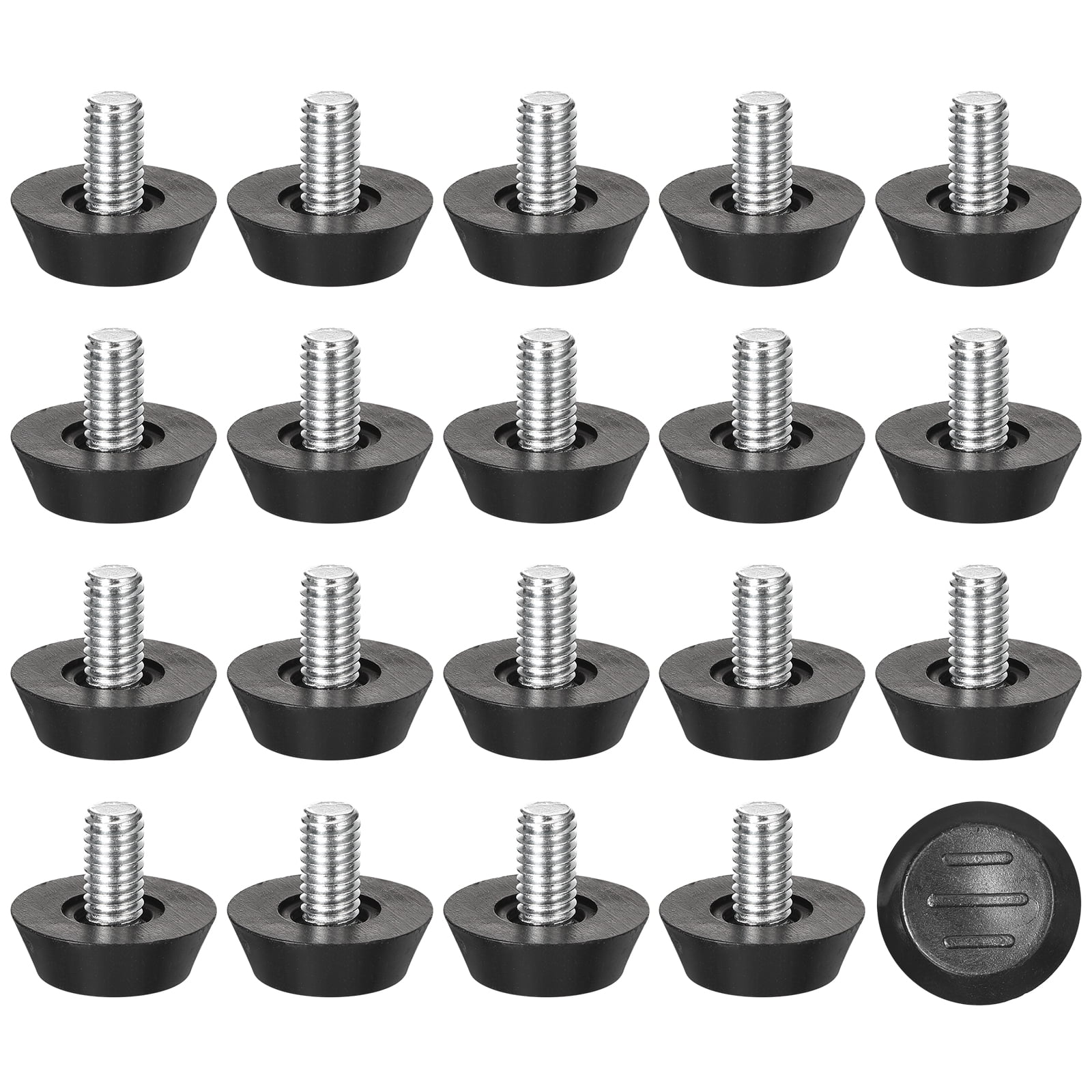 Adjustable Furniture Levelers, 30Pack M6x10mm Furniture Leveling Leg ...