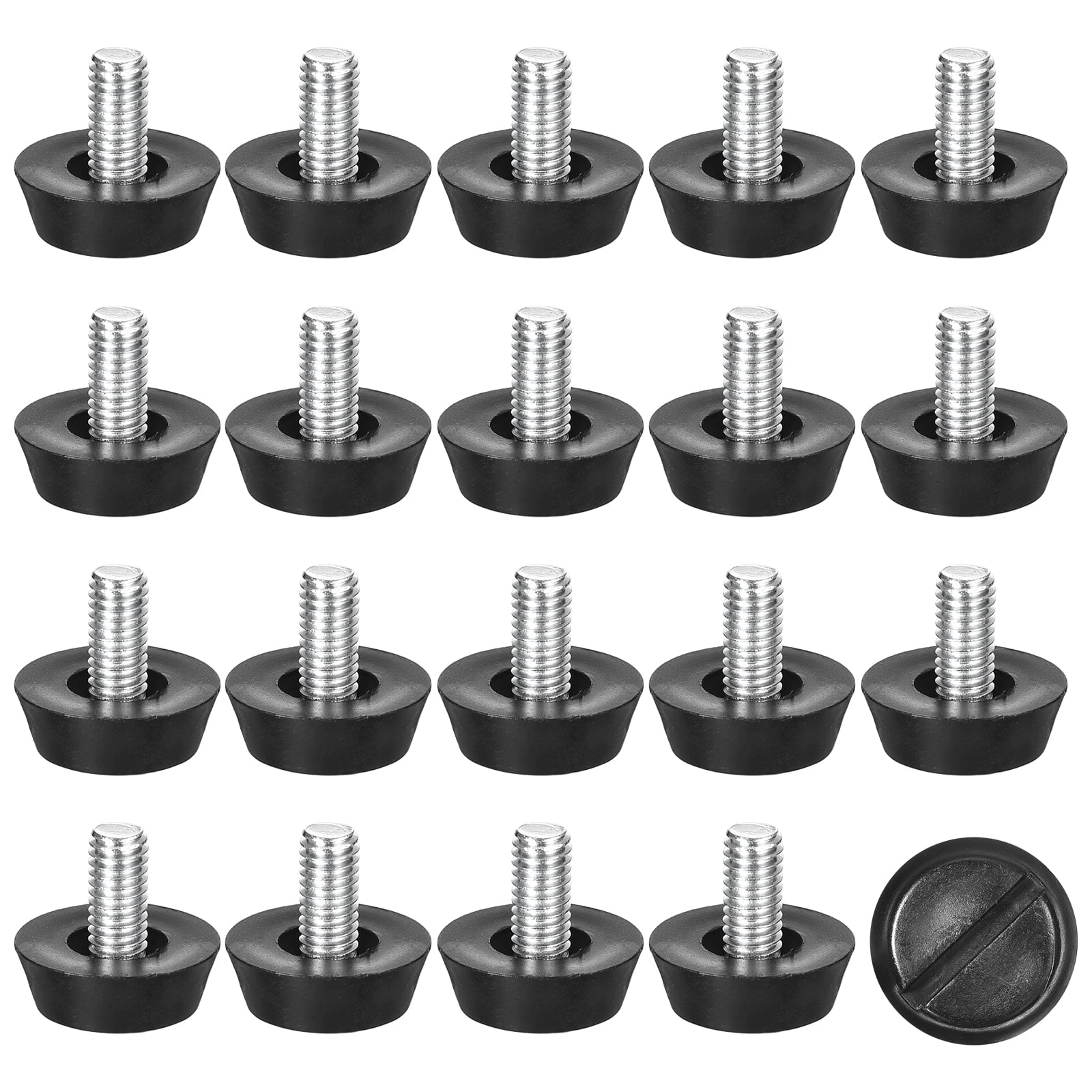 Adjustable Furniture Levelers, 30Pack M6x13x20mm Furniture Leveling Leg ...