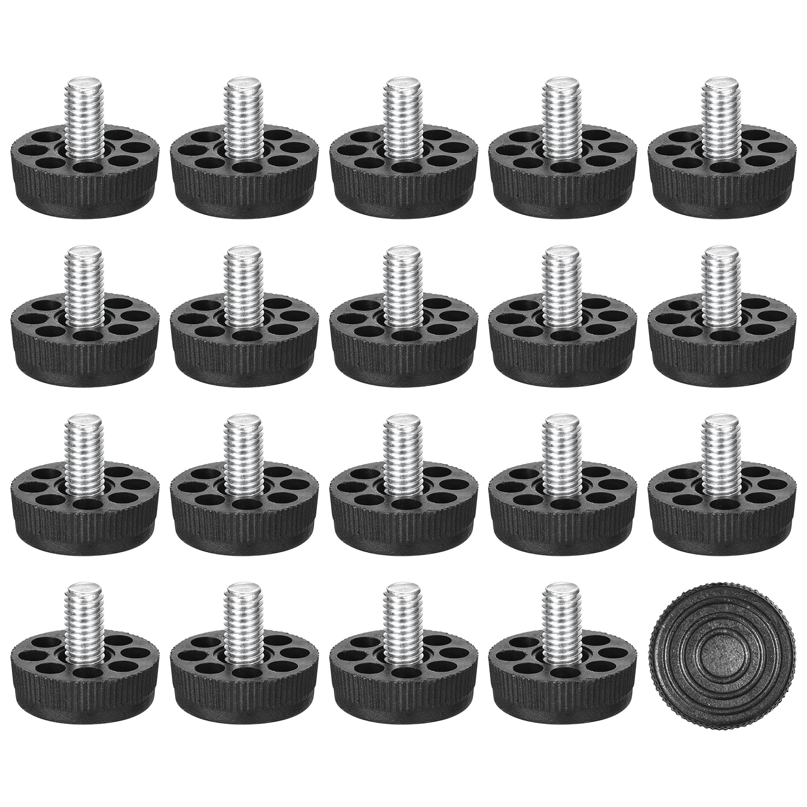 Adjustable Furniture Levelers, 30Pack M8x14mm Furniture Leveling Leg ...